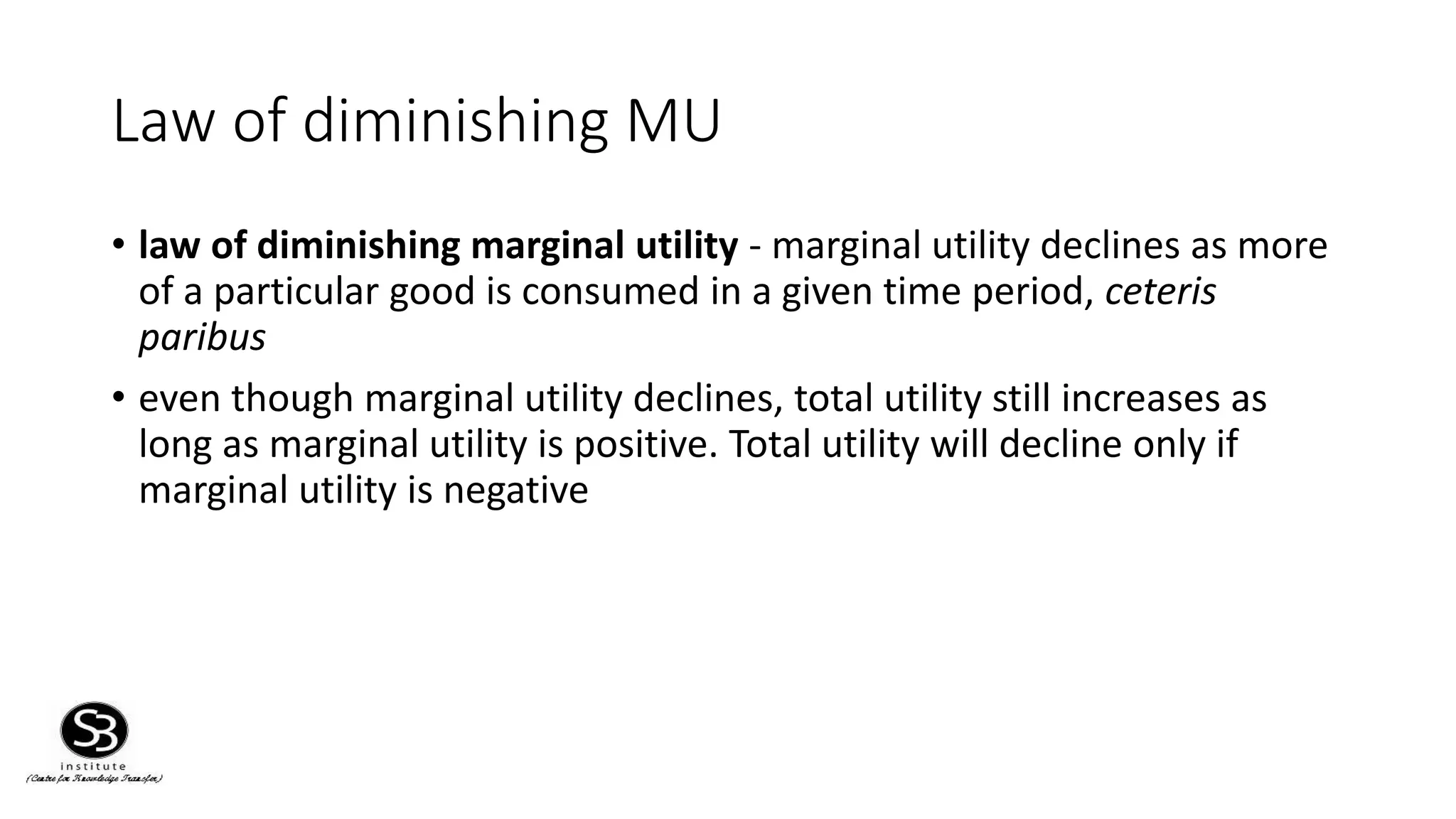 Law of diminishing marginal | PPTX