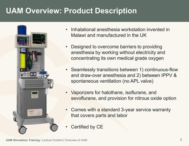 Overview of the UAM | PPTX