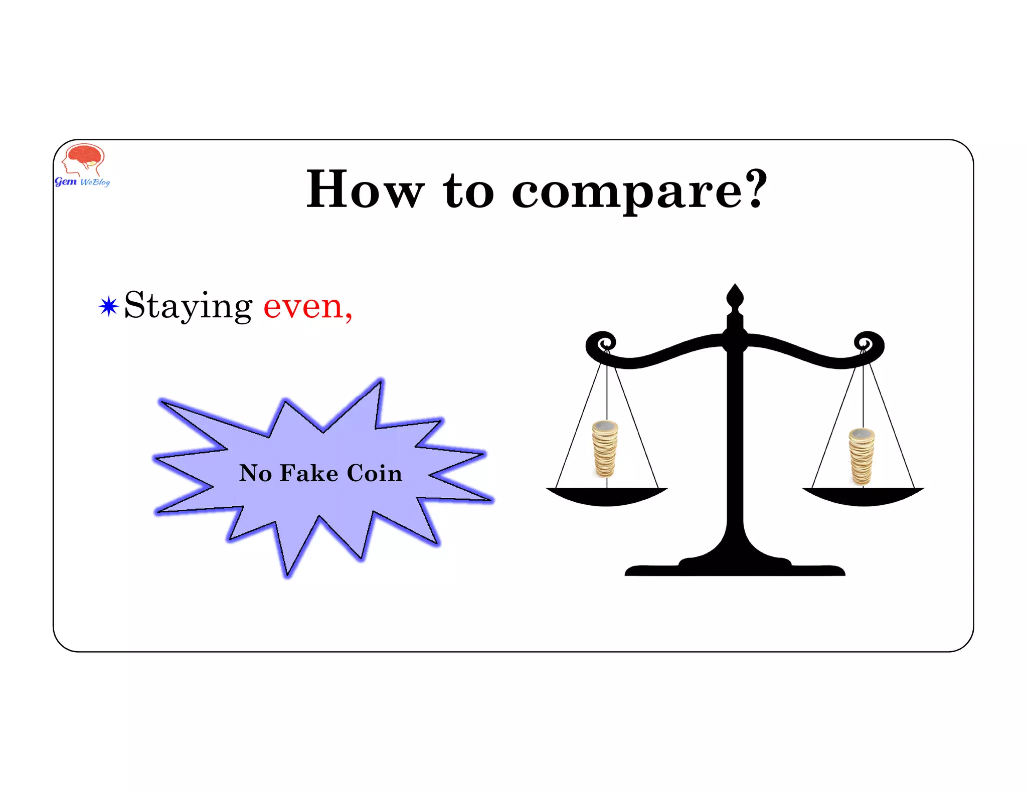 Fake-Coin Problem | PDF