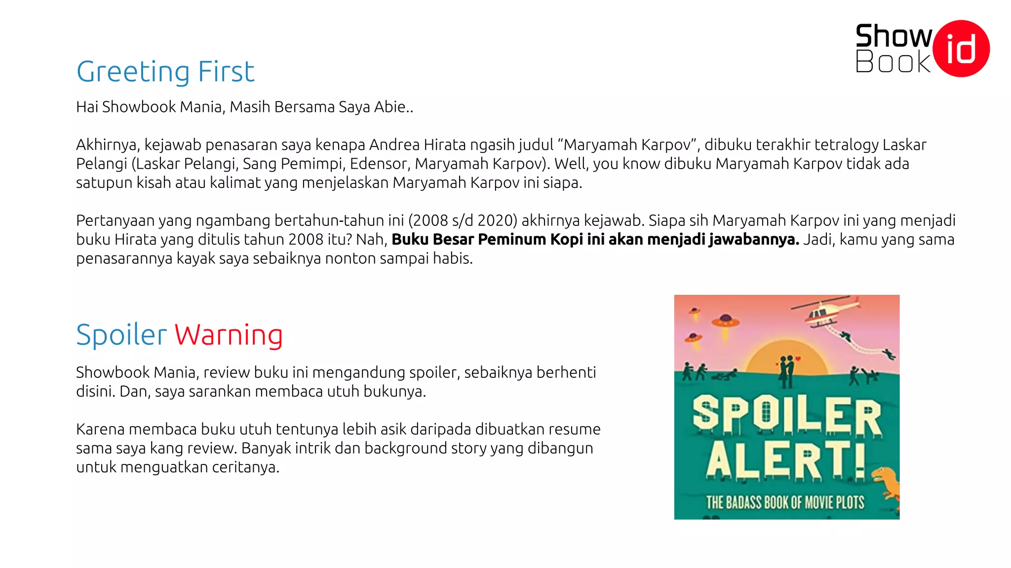 Buku Besar Peminum Kopi - Andrea Hirata | PDF