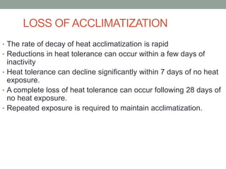 TRAINING AND RACING IN HEAT AND HUMIDITY | PPT