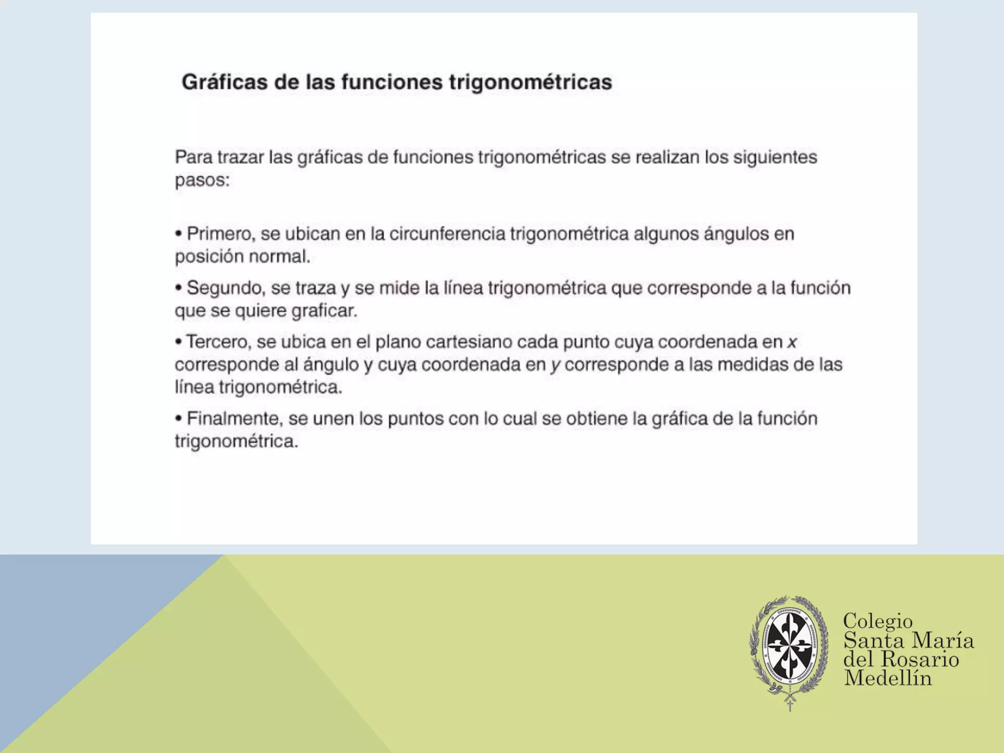 Grafica de Funciones Trigonométricas. | PPTX