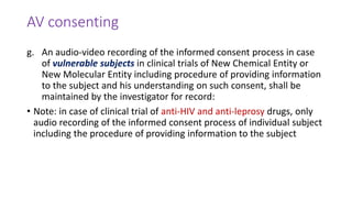Informed consent process in India | PPTX