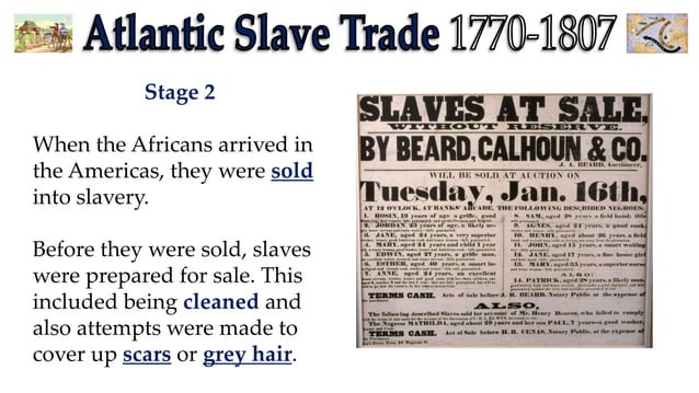 Atlantic Slave Trade - the Triangular Trade | PPTX | Crime & Harmful ...