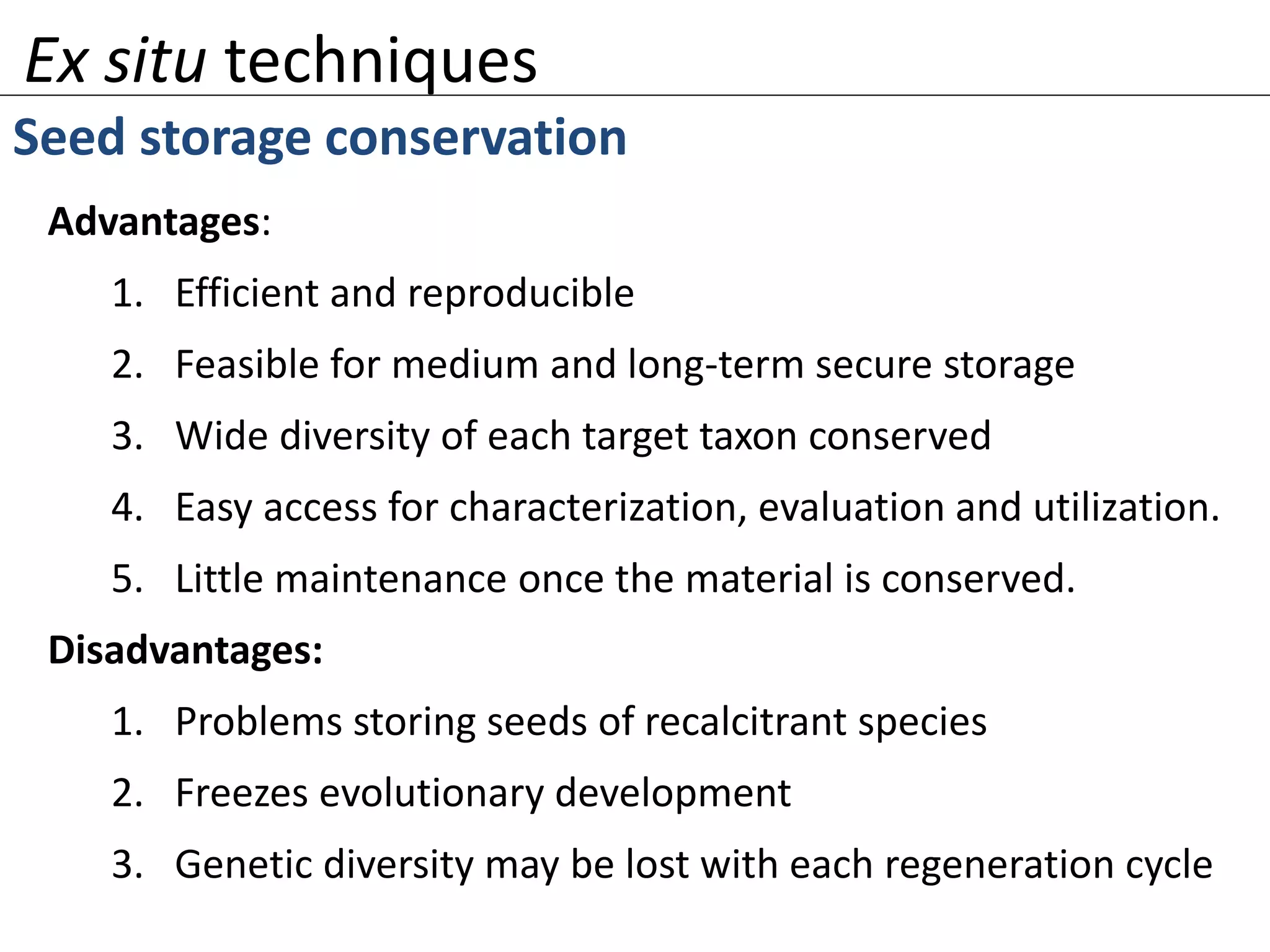 Plant genetic resources their utilization and conservation in crop ...