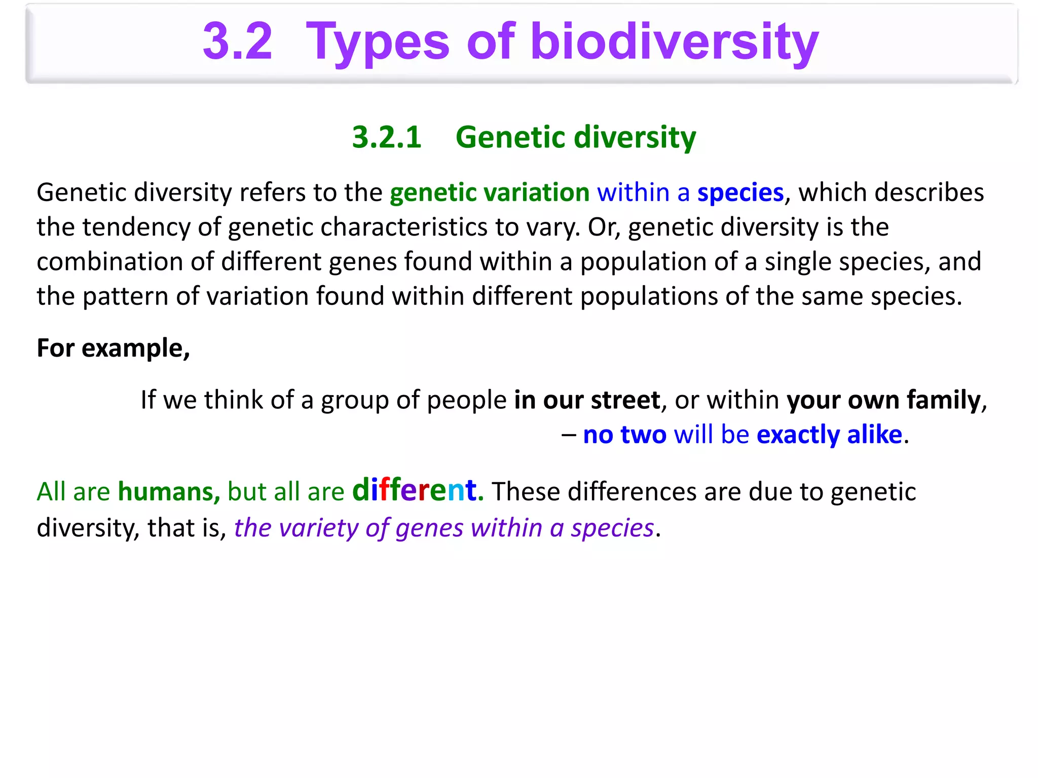 Biodiversity and its conservation | PPT