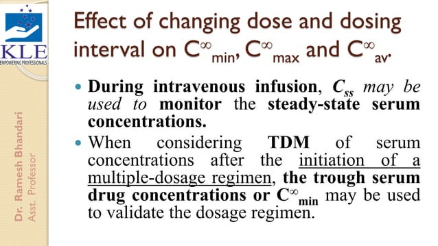 Determination of dose and dosing interval | PDF