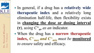 Determination of dose and dosing interval | PDF