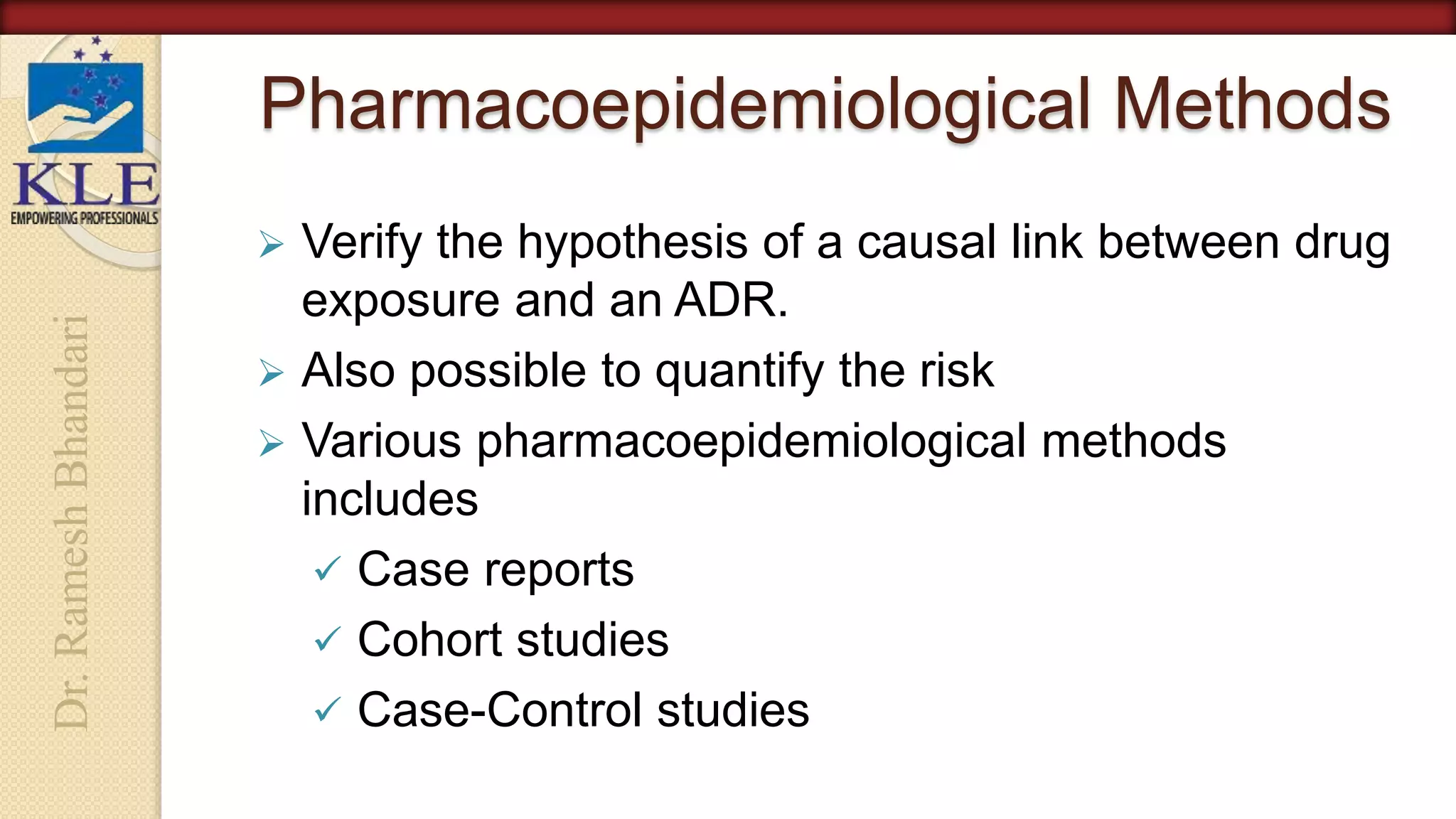 Detection and monitoring of ADRs | PPTX