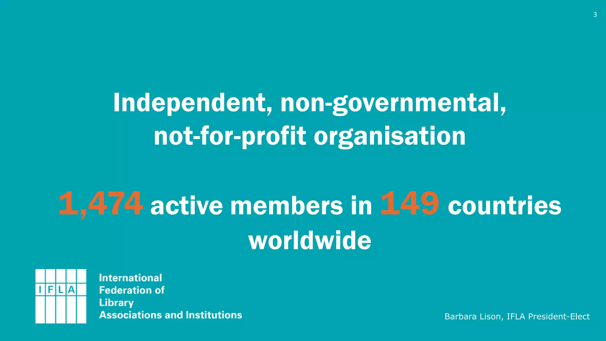 IFLA´s Journey Towards a New Governance Model | PPT