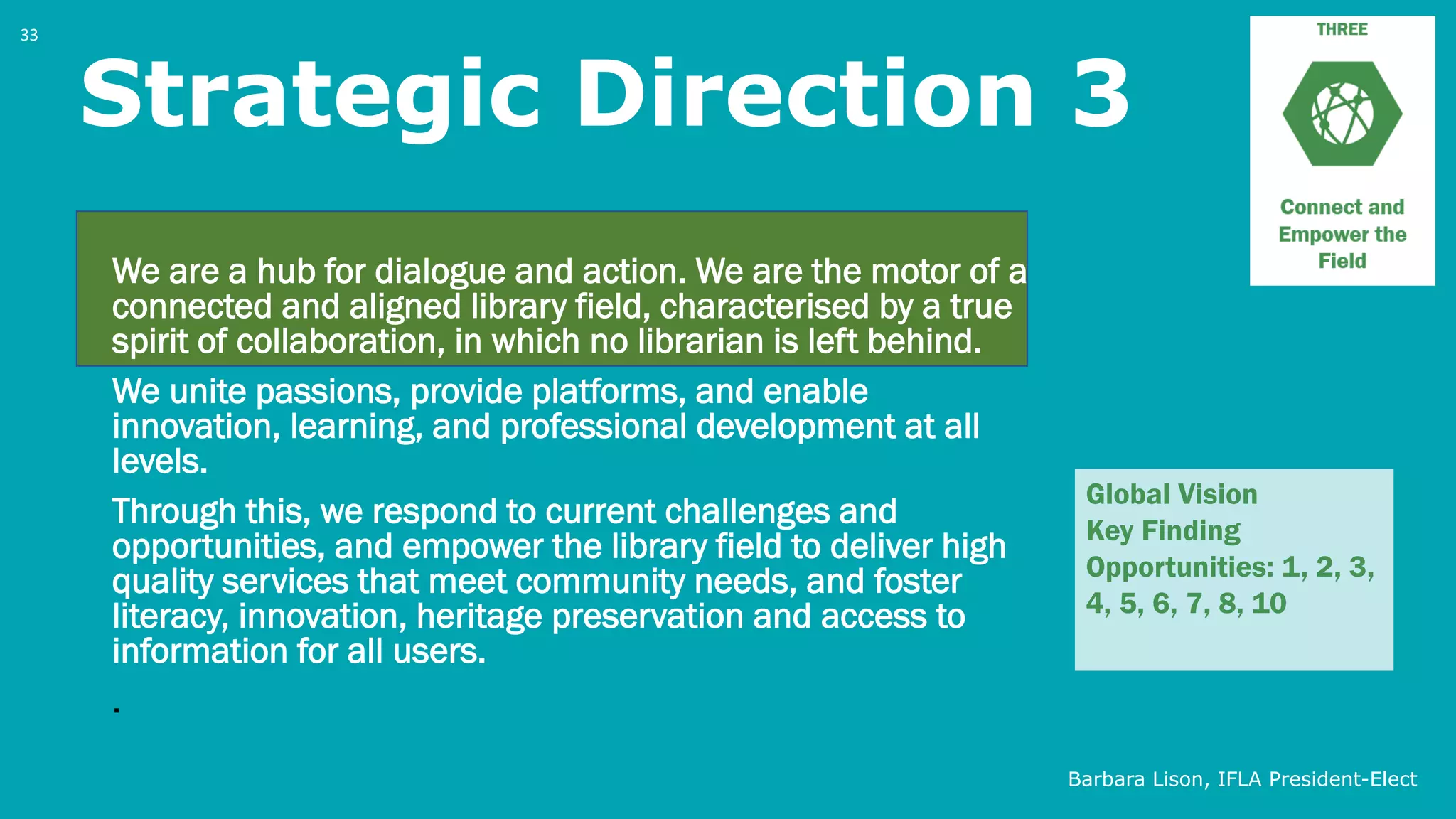 IFLA´s Journey Towards a New Governance Model | PPT