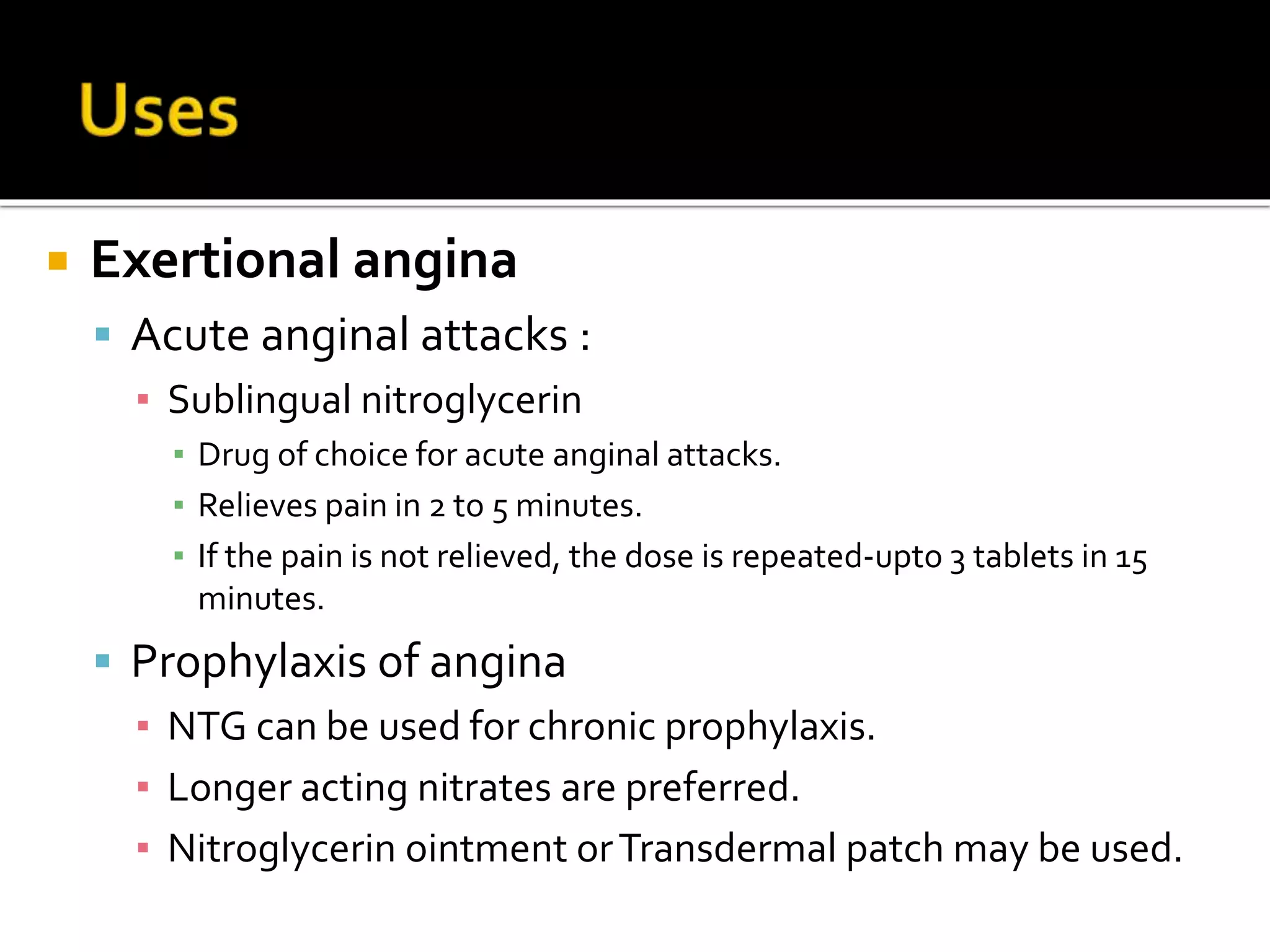 Antianginal drugs | PPTX