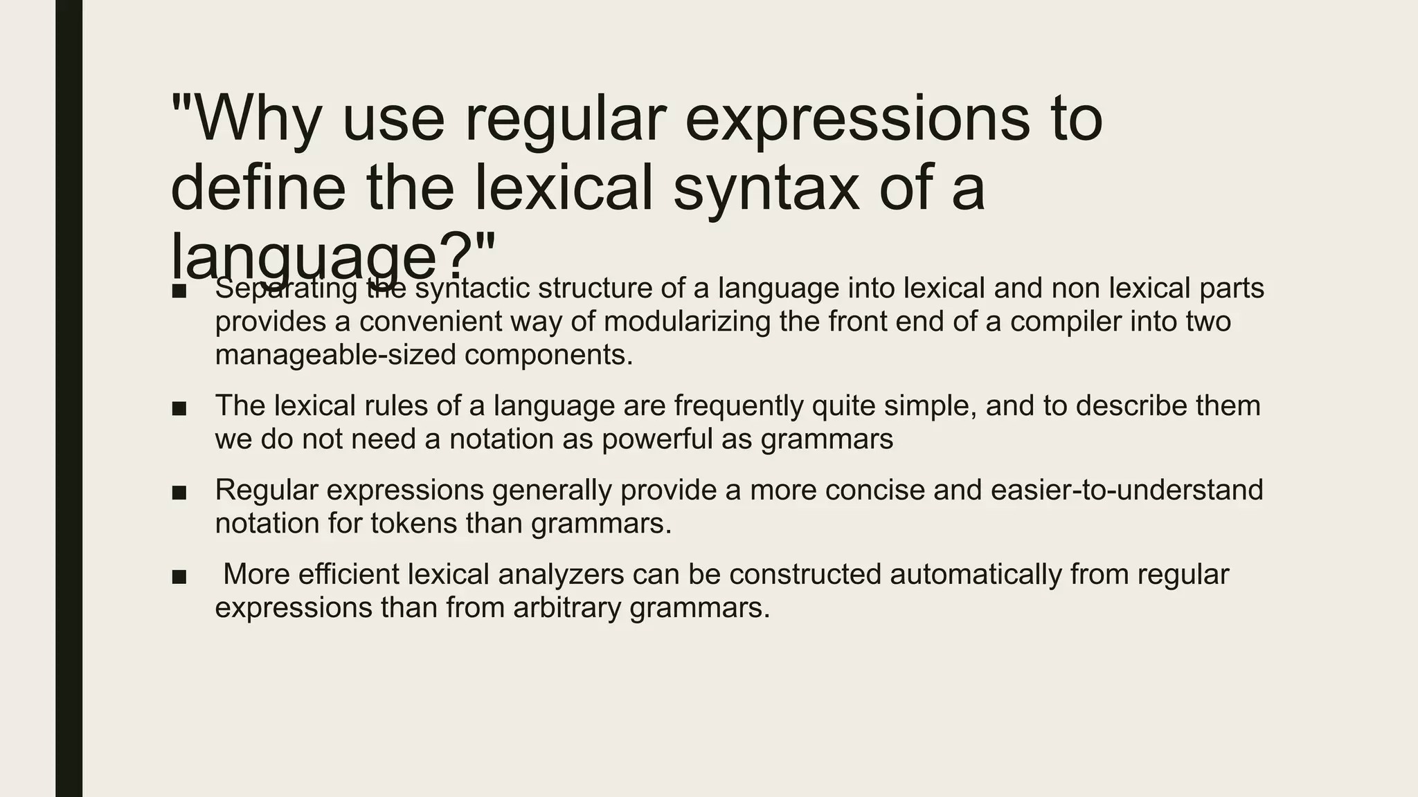 Natural Language Processing - Writing Grammar | PPT