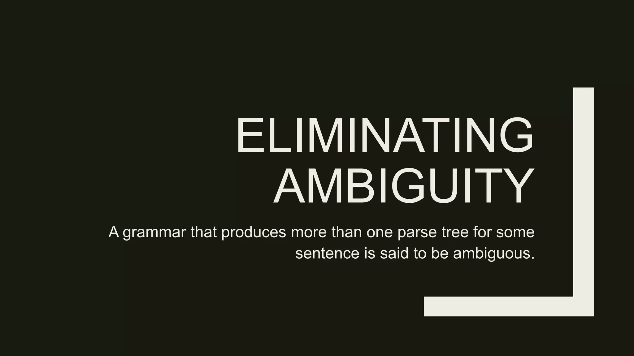 Natural Language Processing - Writing Grammar | PPT