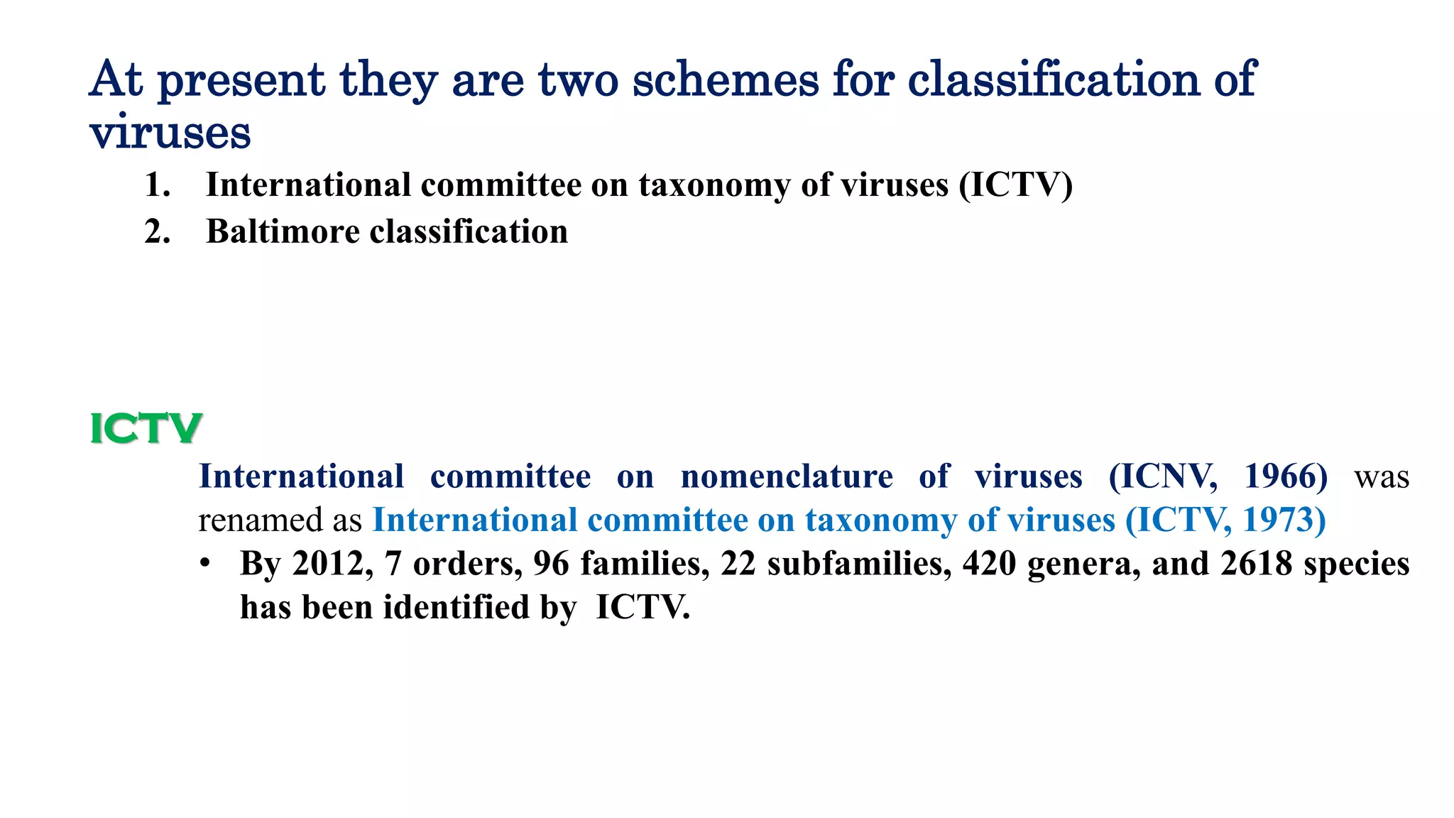 Nomenclature and classification of viruses | PDF