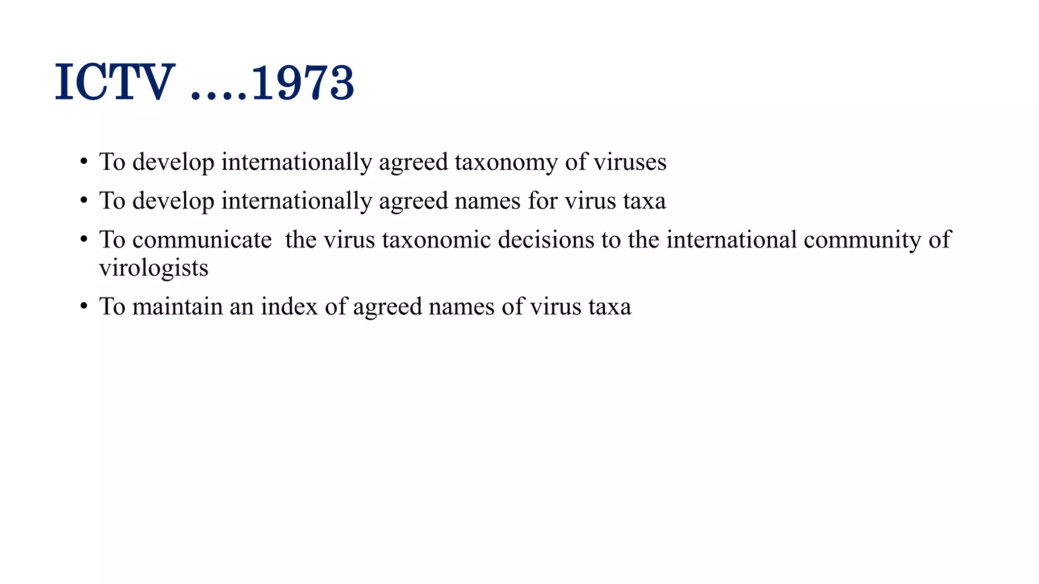 Nomenclature and classification of viruses | PDF