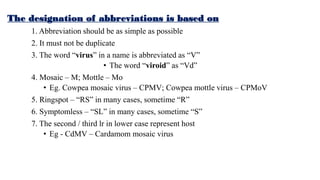 Nomenclature and classification of viruses | PDF