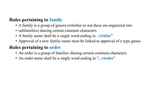 Nomenclature and classification of viruses | PDF