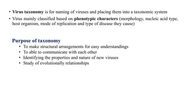 Nomenclature and classification of viruses | PDF
