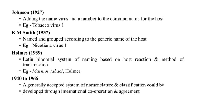 Nomenclature and classification of viruses | PDF