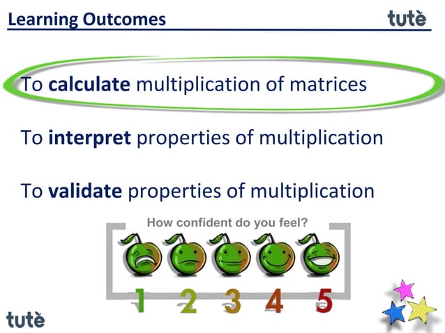 Matrices - multiplication of matrices | PPTX