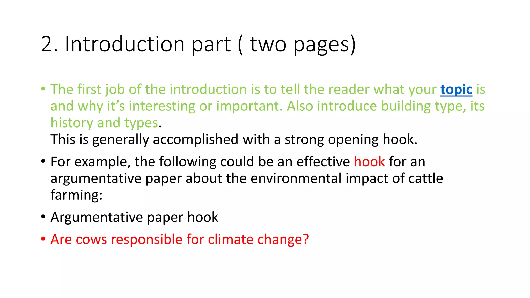 parts of a research paper | PPTX