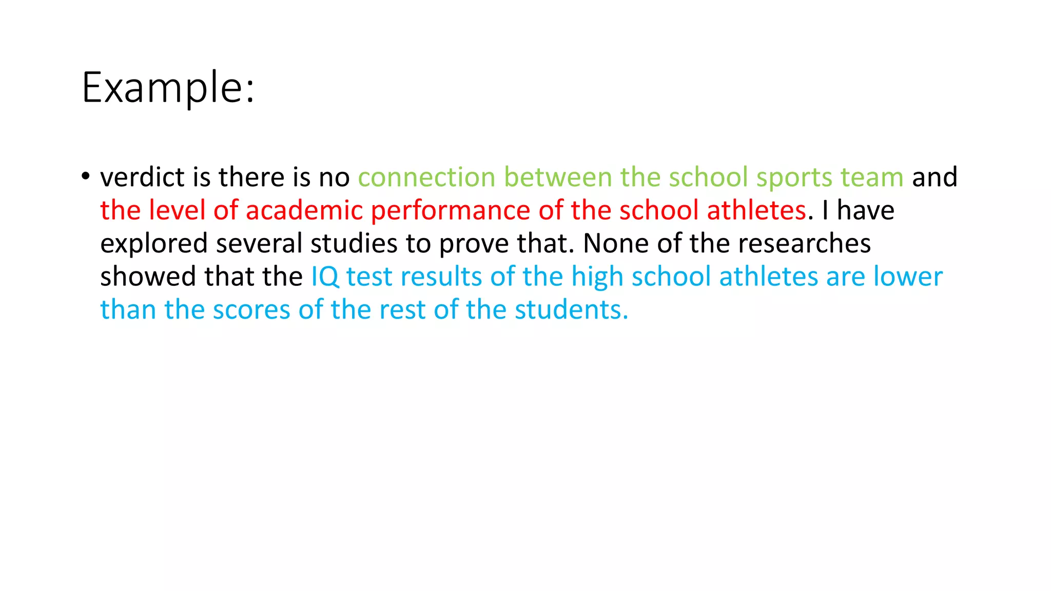 parts of a research paper | PPTX
