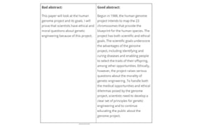 parts of a research paper | PPTX