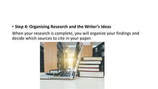 parts of a research paper | PPTX