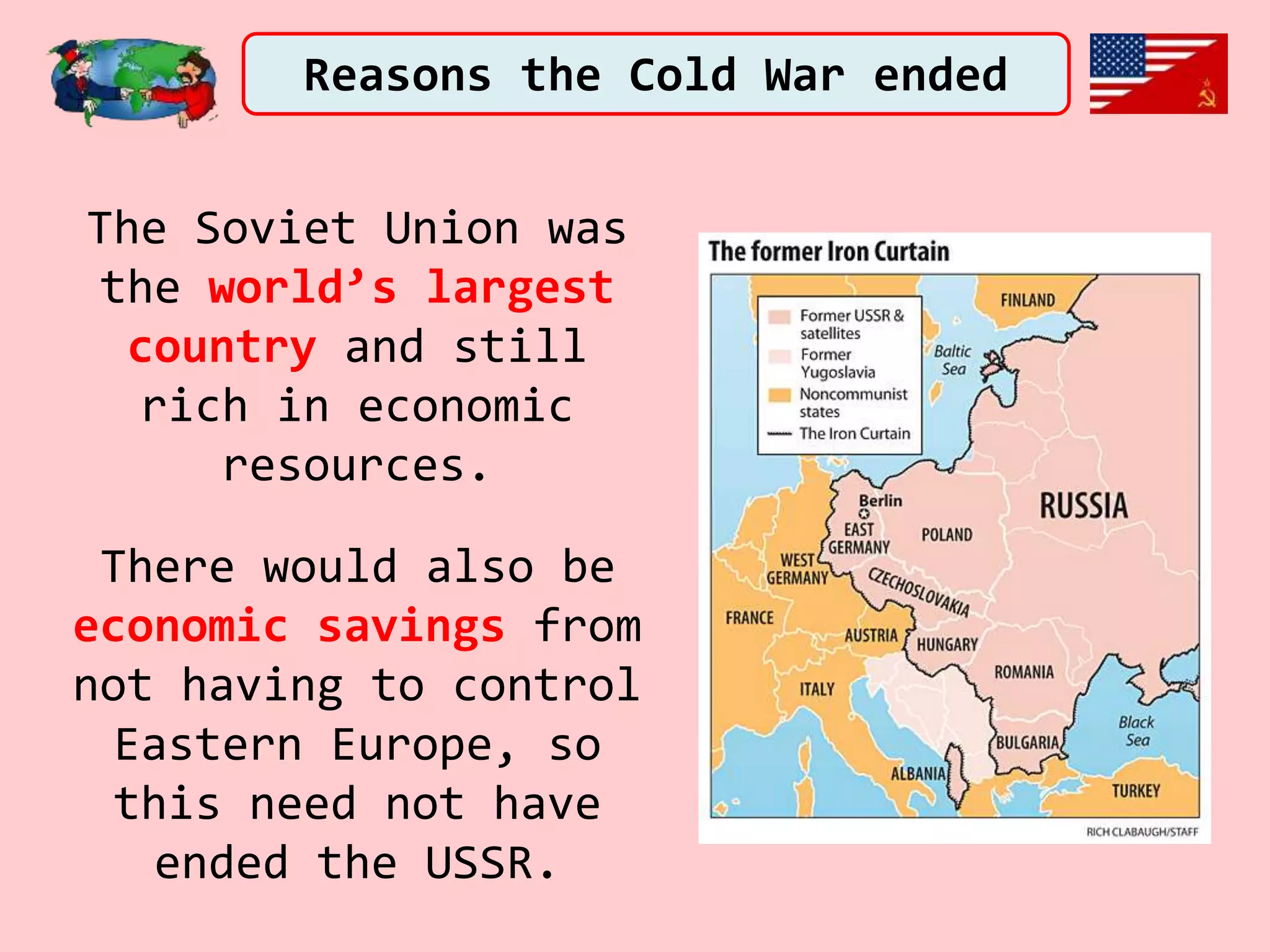 Reasons the Cold War ended - failure of communism in Eastern Europe | PPTX