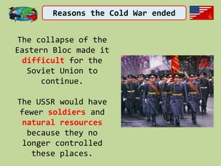 Reasons the Cold War ended - failure of communism in Eastern Europe | PPTX