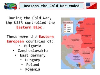Reasons the Cold War ended - failure of communism in Eastern Europe | PPT
