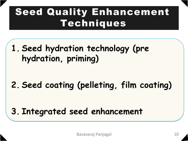 Seed treatment | PDF