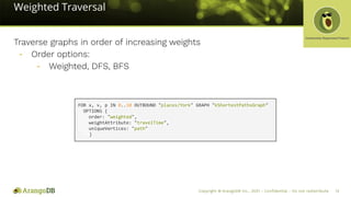 Webinar: ArangoDB 3.8 Preview - Analytics at Scale | PPT