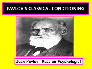 3. core 3 unit 3 pavlov and watson theory | PPT