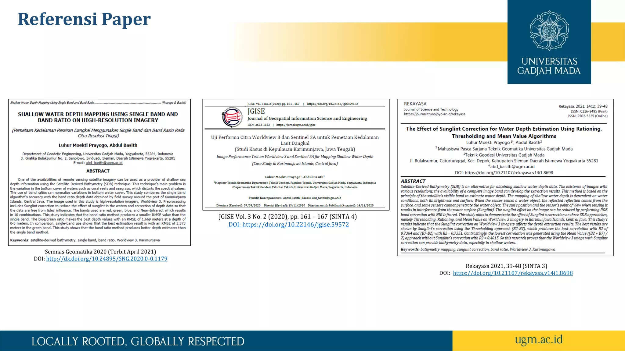 Perbandingan Metode Empiris Satellite Derived Bathymetry Ppt