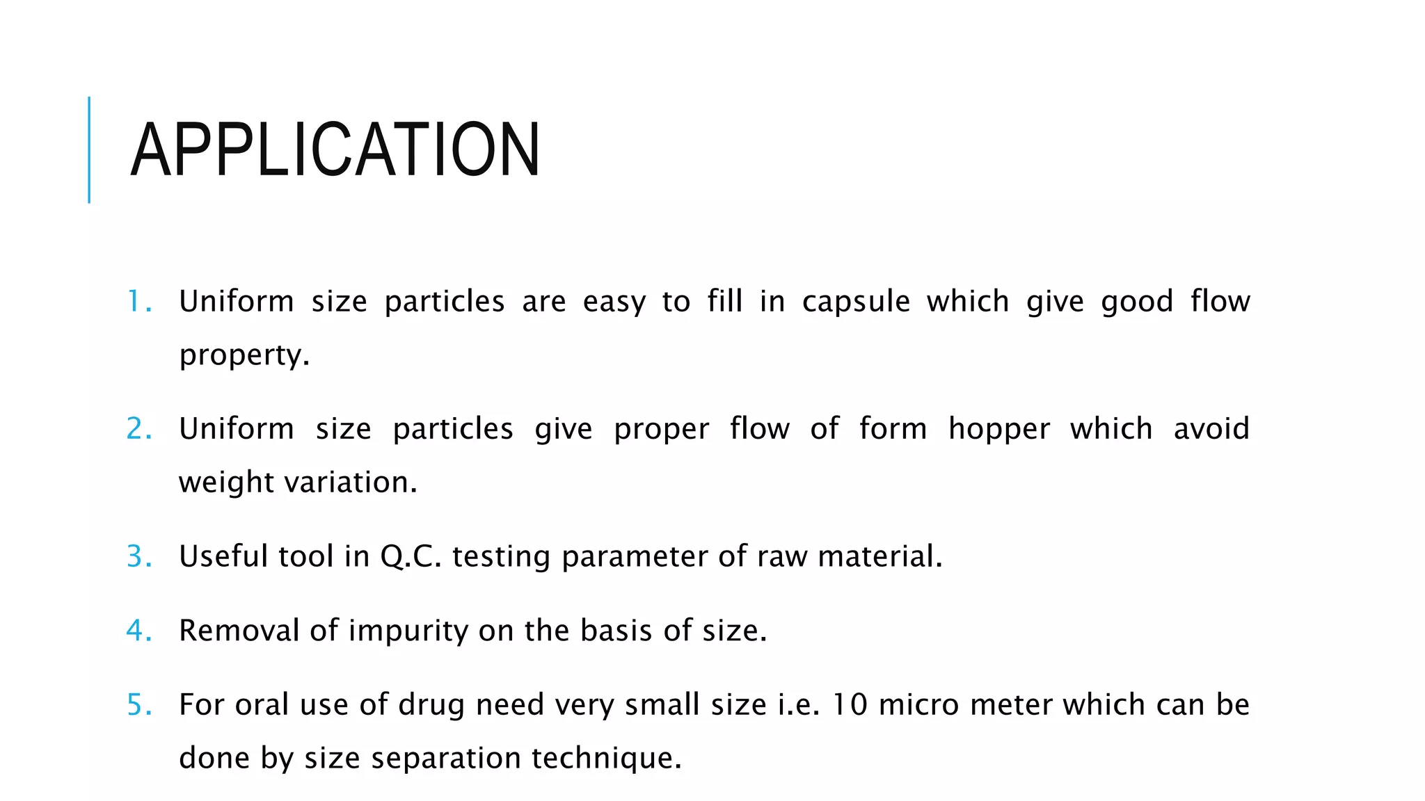 SIZE SEPARATION | PPTX