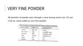 SIZE SEPARATION | PPTX