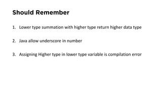 Data types in Java | PDF