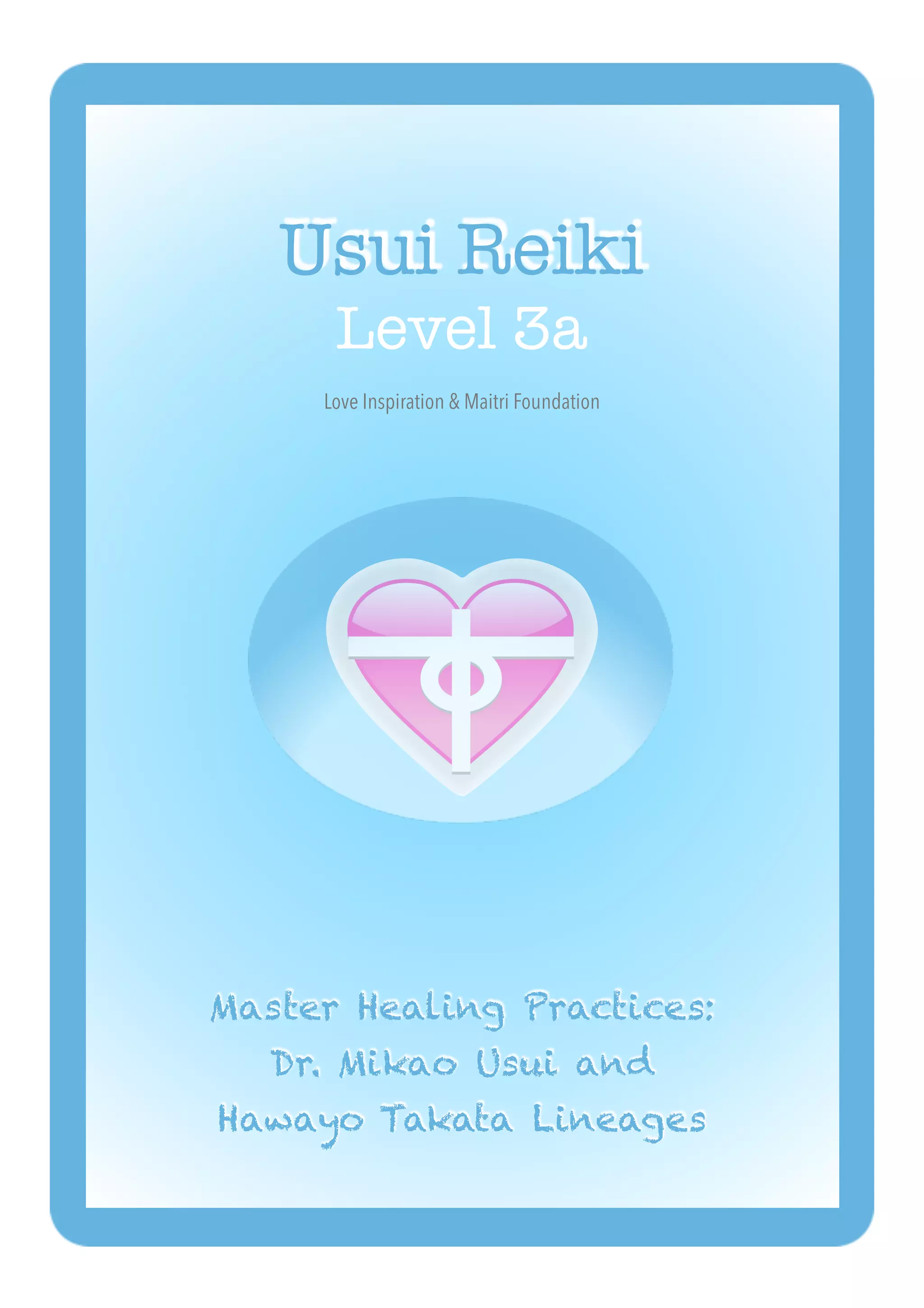 Free Reiki Course - Level 3 (Incl. free attunements & certificate) | PDF