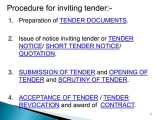 tendering | PPTX