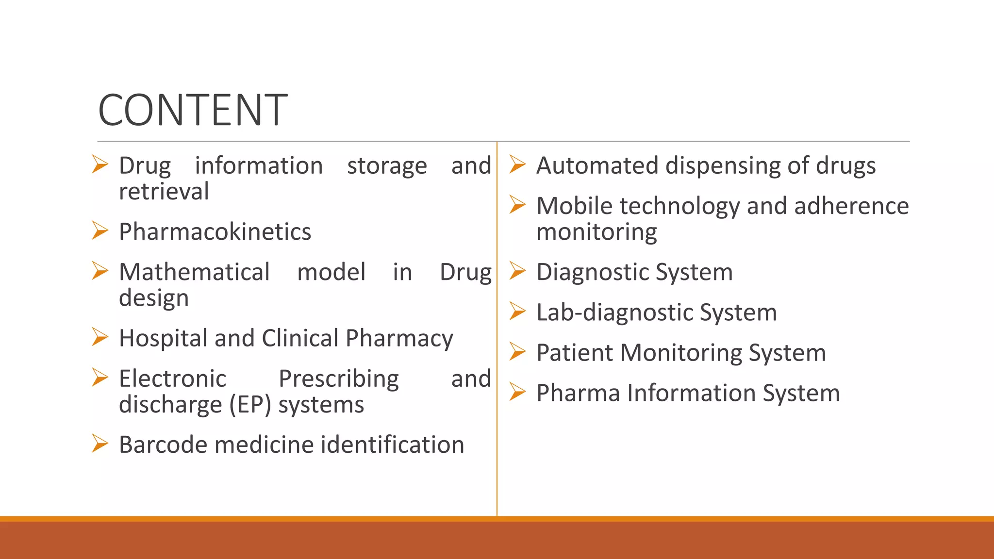Application of Computers in Pharmacy | PPTX