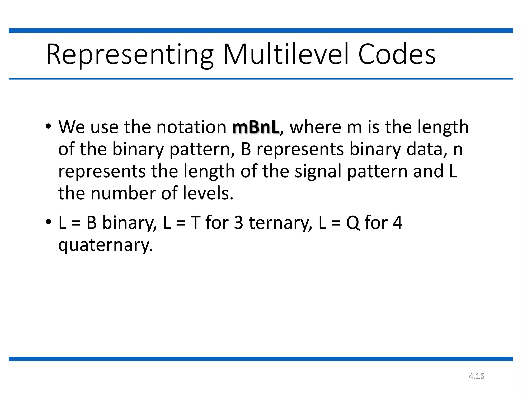 3. line coding( bipolar, multilevel, multitransition) | PPTX