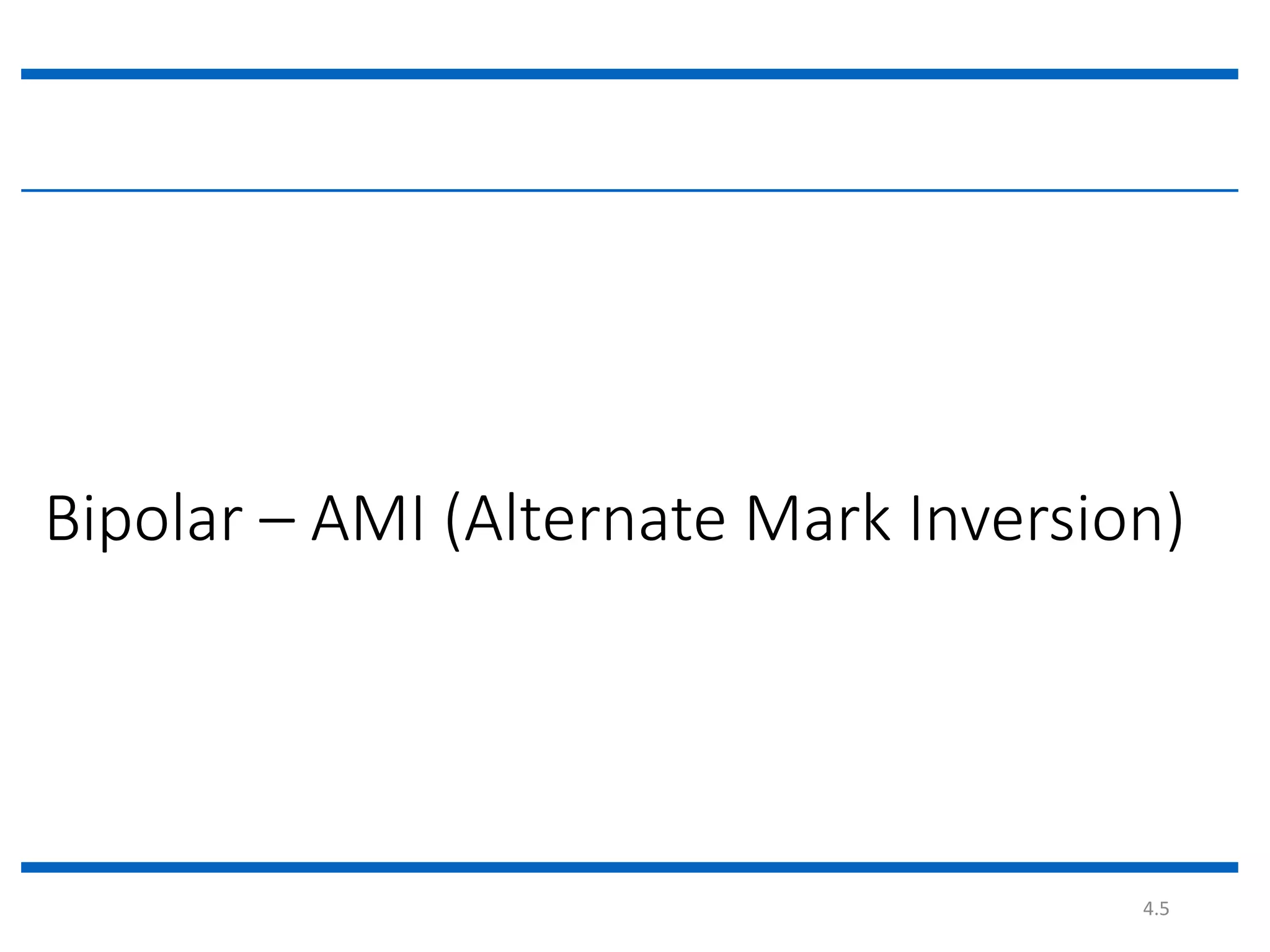 3 Line Coding Bipolar Multilevel Multitransition Pptx Programming Languages Computing