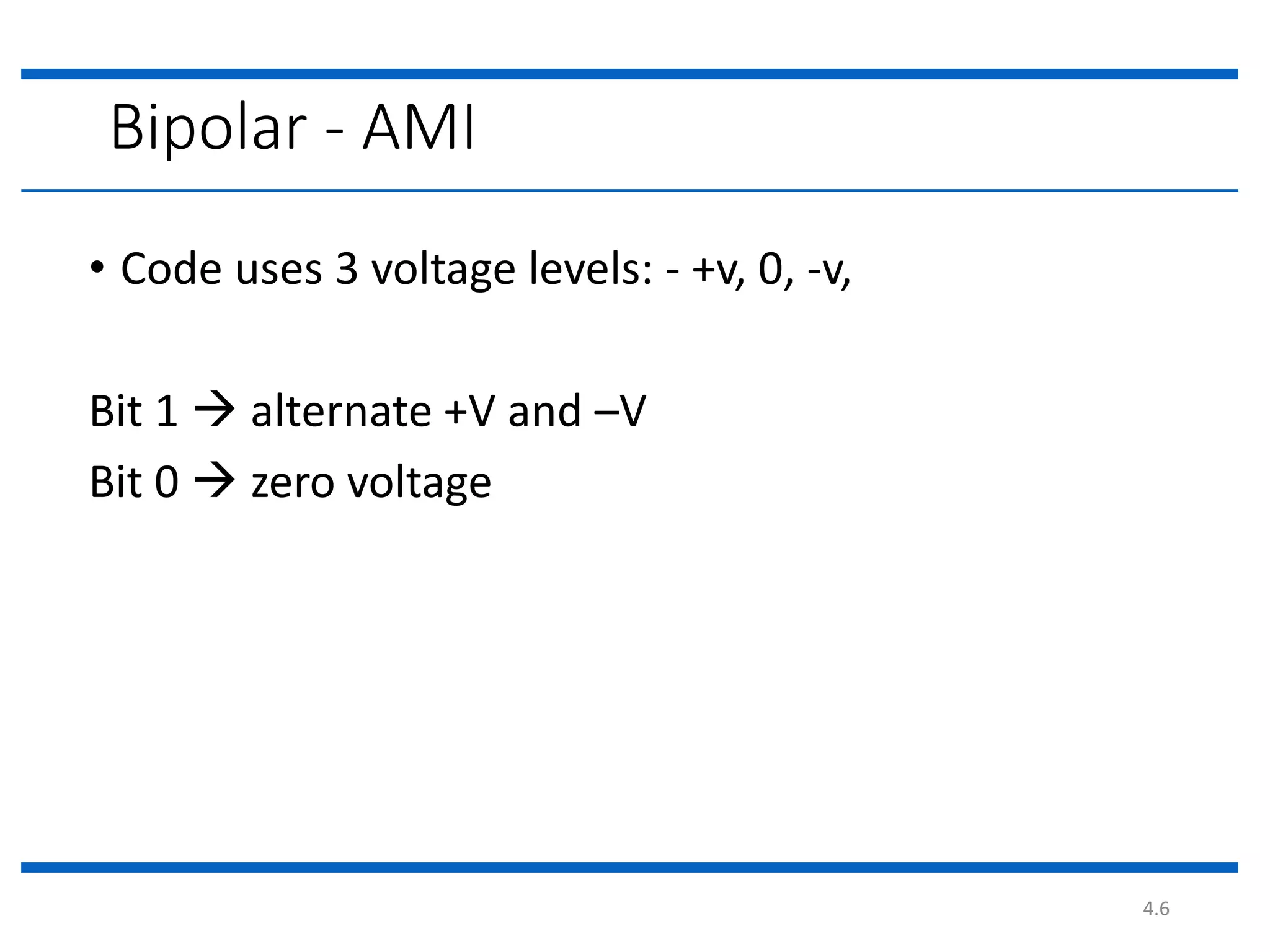 3. line coding( bipolar, multilevel, multitransition) | PPTX