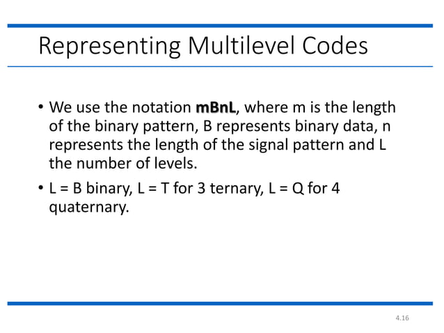 3 Line Coding Bipolar Multilevel Multitransition Pptx Programming Languages Computing