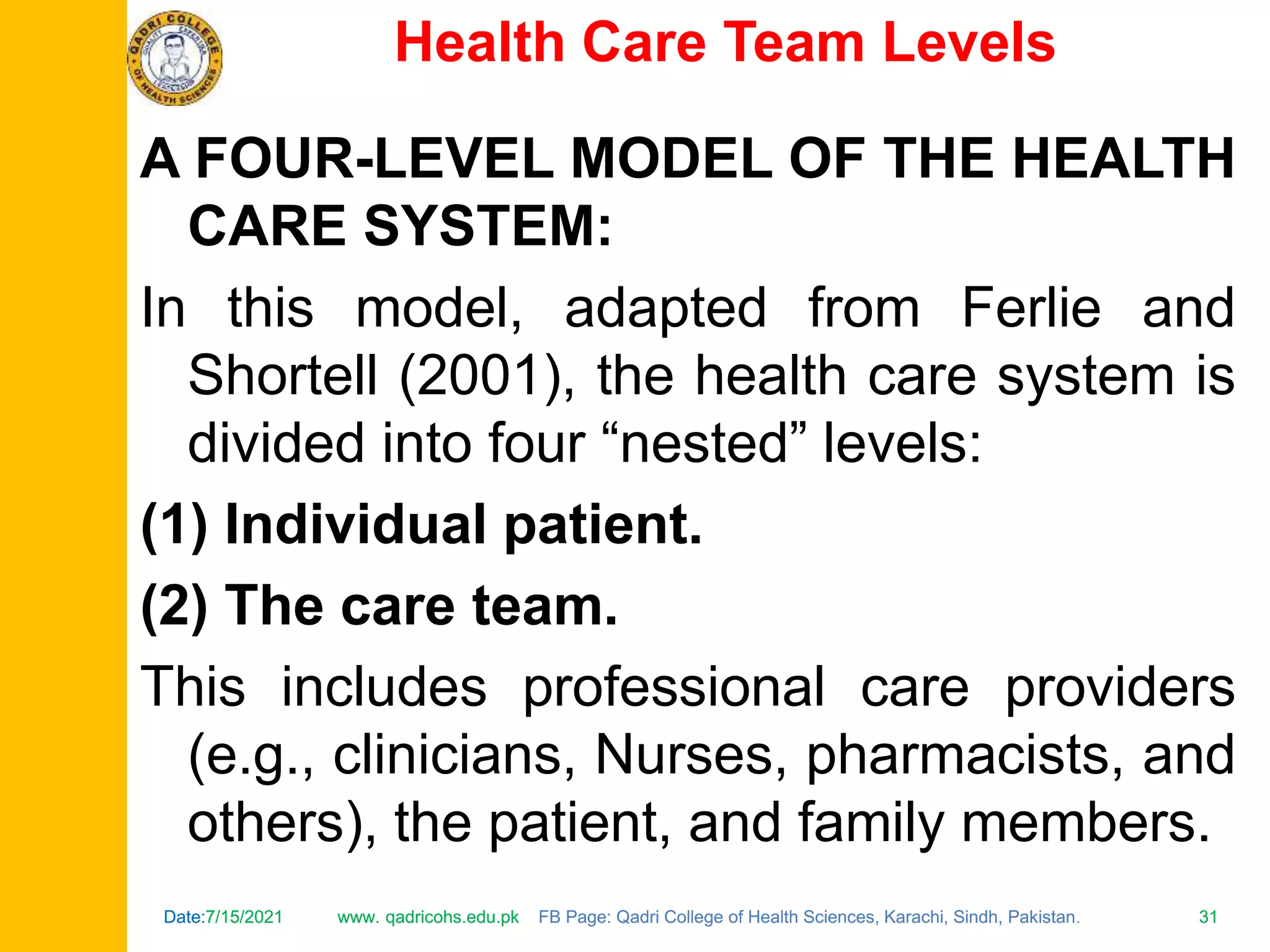 pakistan health care system | PPTX