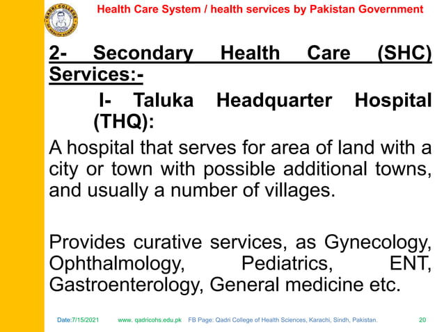 pakistan health care system | PPTX | Infectious Diseases | Diseases and ...