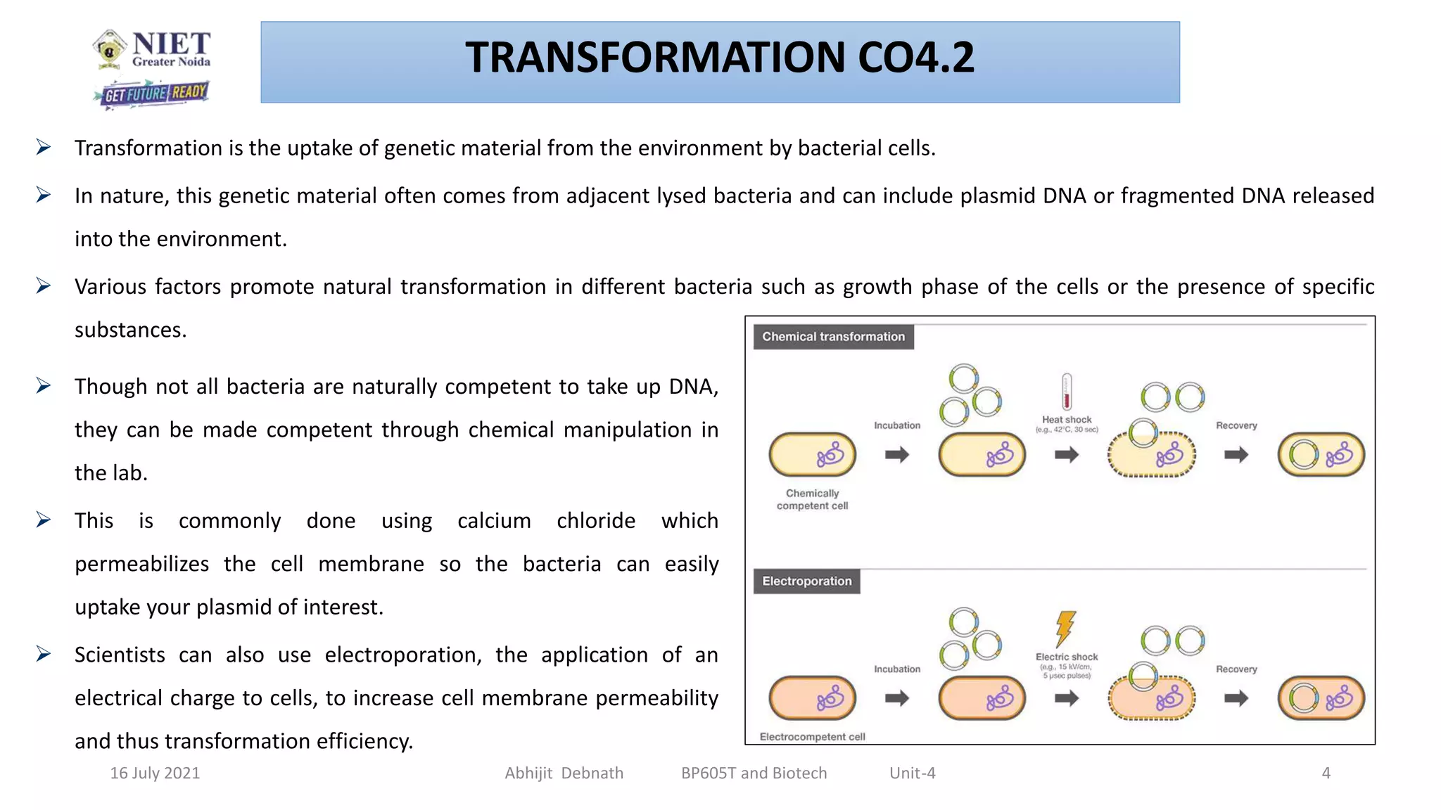 Microbial Genetics: Transformation, Transduction, Conjugation, Plasmids ...