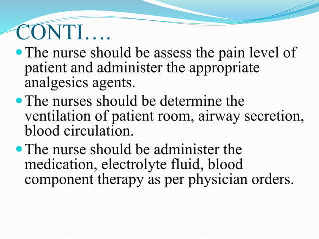 3. peri operative nursing management | PPT